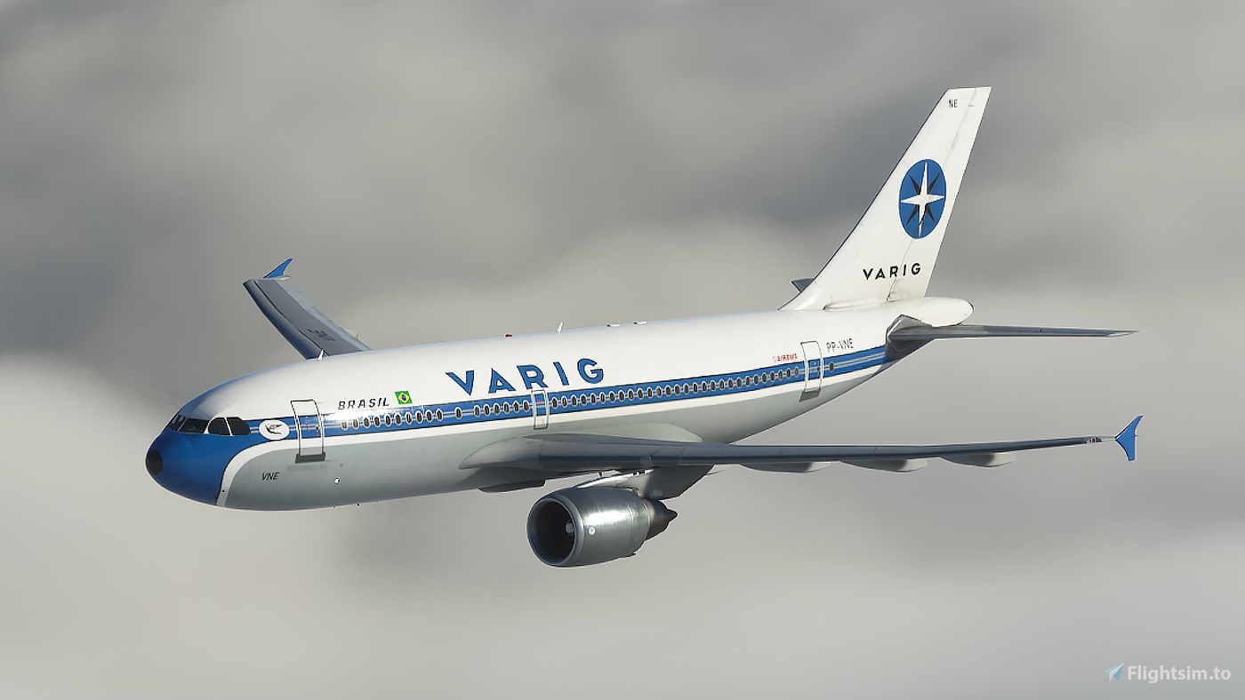 Varig PP-VNE (Fictional) - IniBuilds A310 for Microsoft Flight ...