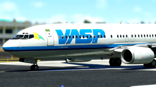 VASP 737-800 PP-SQB PMDG » Microsoft Flight Simulator