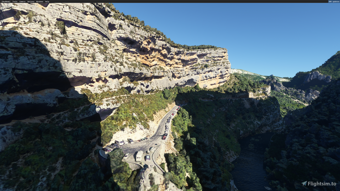 Verdon gorges [High detail] for Microsoft Flight Simulator | MSFS