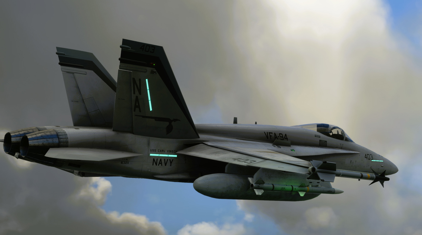 VFA-94 Mighty Shirkes - Improved Tail Comp file and Added Wing ...
