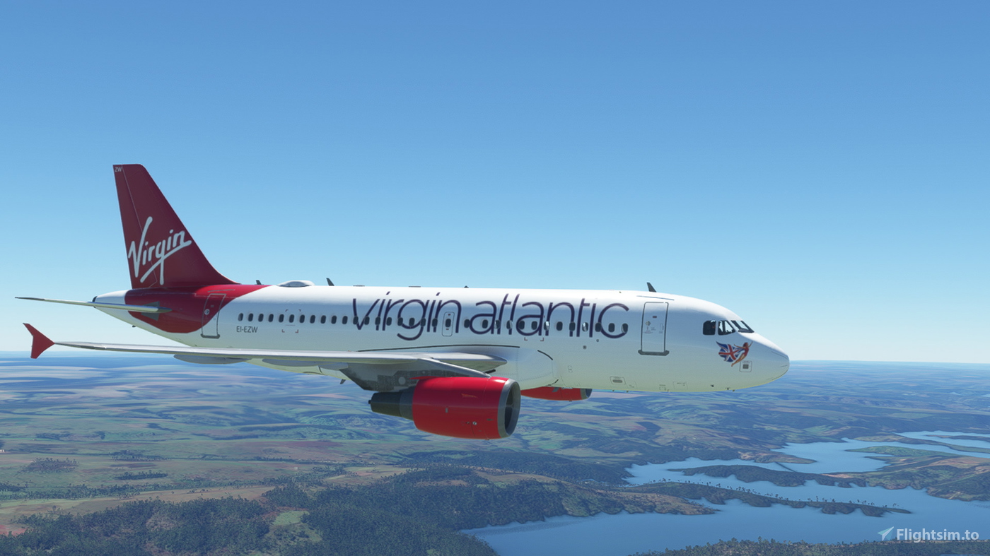 VIRGIN ATLANTIC A319CEO 8K for Microsoft Flight Simulator | MSFS