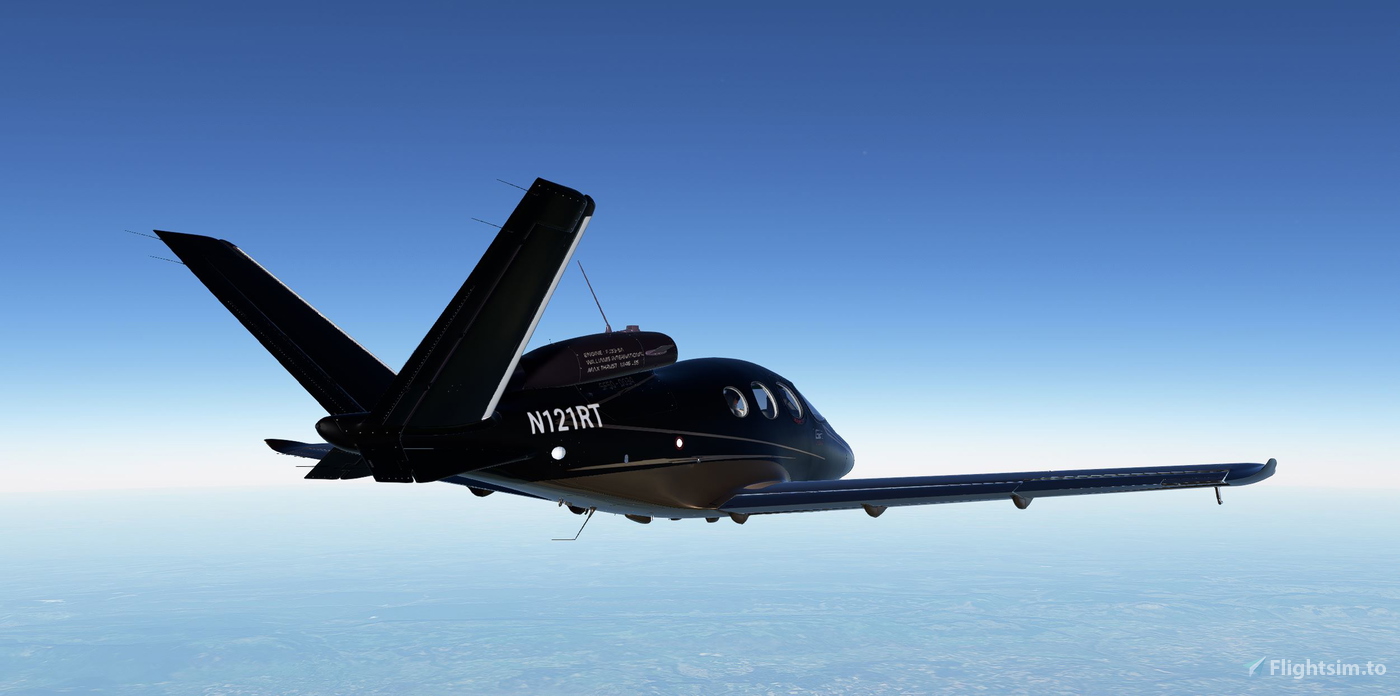visionjet-livery-N121RT for Microsoft Flight Simulator | MSFS