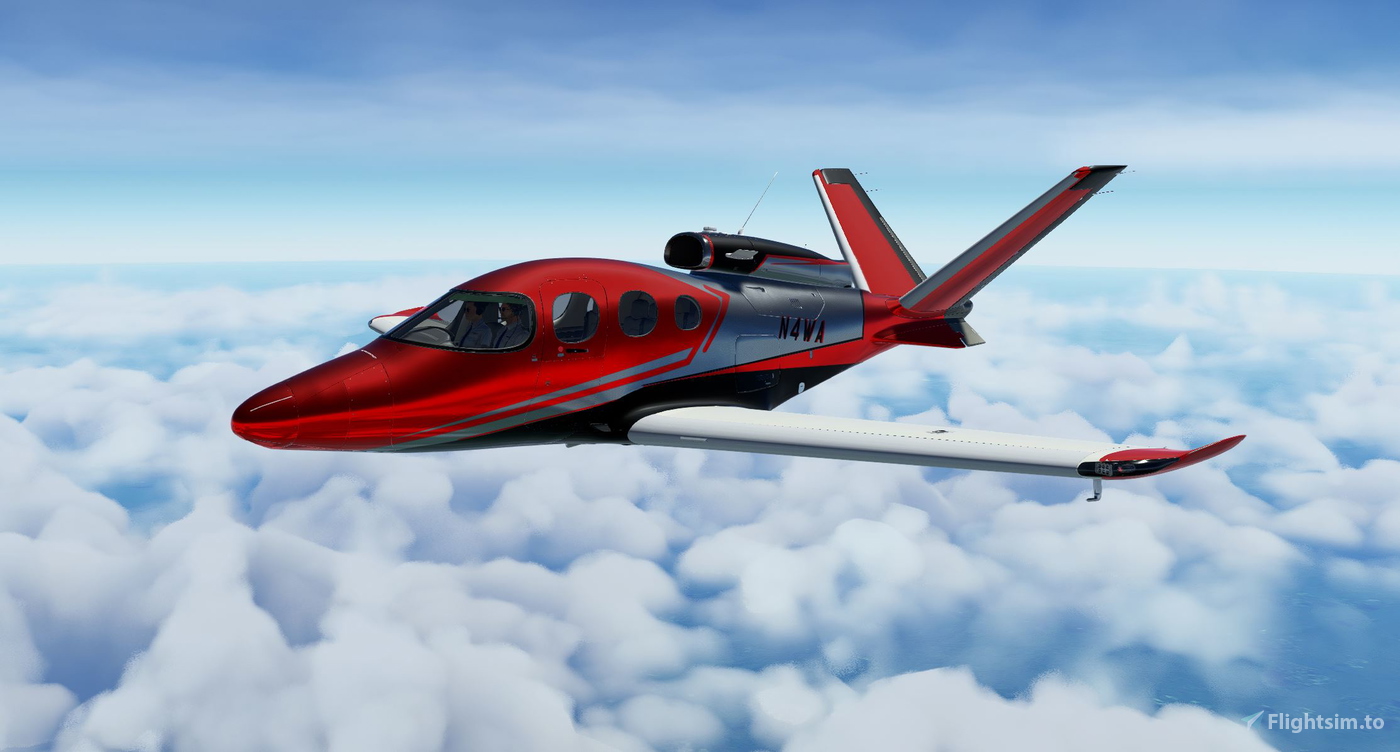 visionjet-livery-N4WA for Microsoft Flight Simulator | MSFS