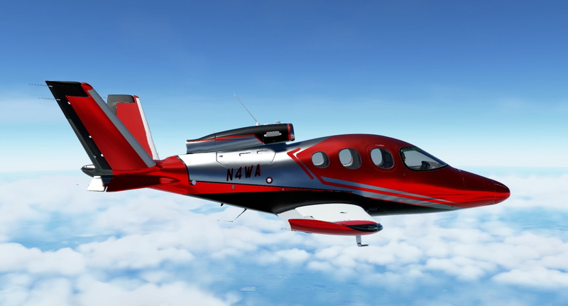 SF50 Vision Jet G2 Liveries for Microsoft Flight Simulator | MSFS