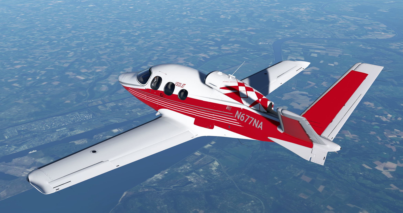 visionjet-livery-N677NA for Microsoft Flight Simulator | MSFS