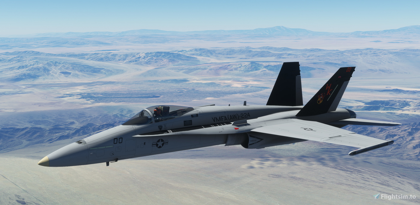 VMFA (AW) 224 F/A-18C for Microsoft Flight Simulator | MSFS