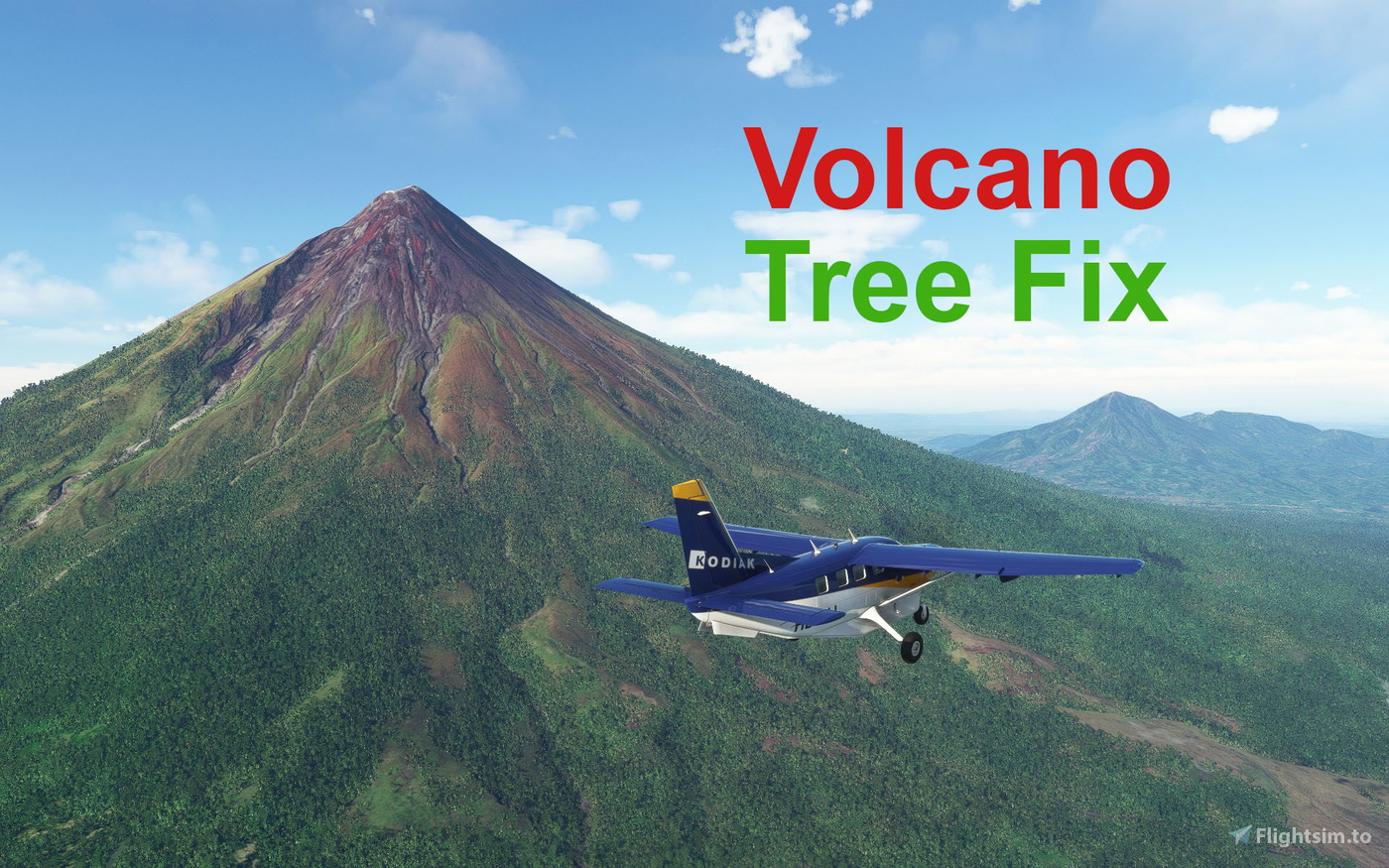 Volcano Tree Fix (global) for Microsoft Flight Simulator | MSFS