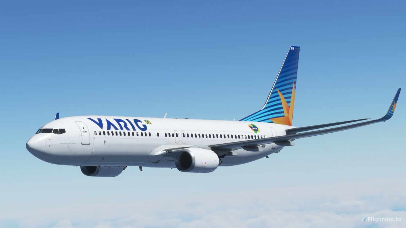 VARIG Linhas Aéreas PR-VBB | PMDG 737-800 for Microsoft Flight ...
