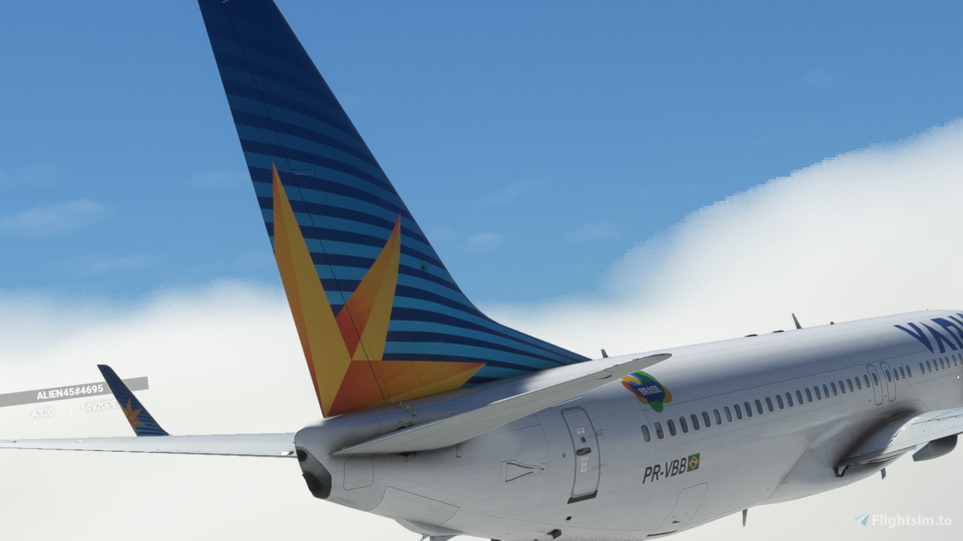 VARIG Linhas Aéreas PR-VBB | PMDG 737-800 for Microsoft Flight ...