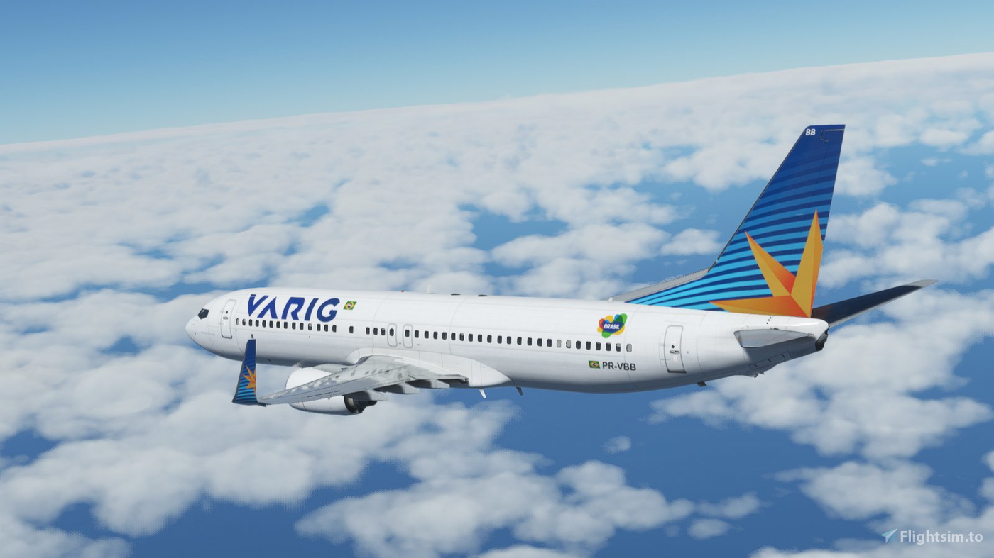 VARIG Linhas Aéreas PR-VBB | PMDG 737-800 for Microsoft Flight ...