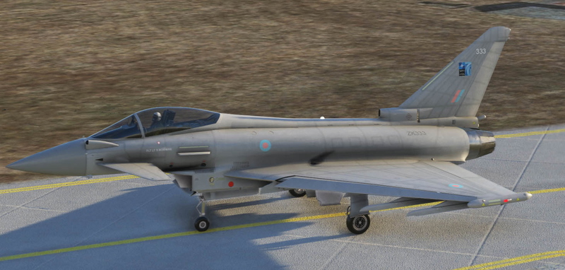 CJ Eurofighter Typhoon Liveries for Microsoft Flight Simulator | MSFS