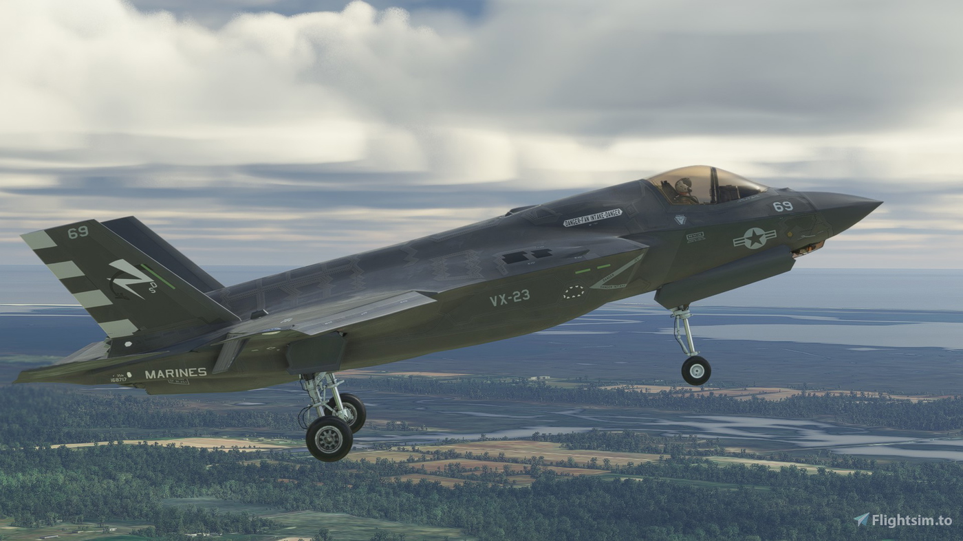 VX-23 "Salty Dogs" F-35C/B Pack for Microsoft Flight Simulator | MSFS