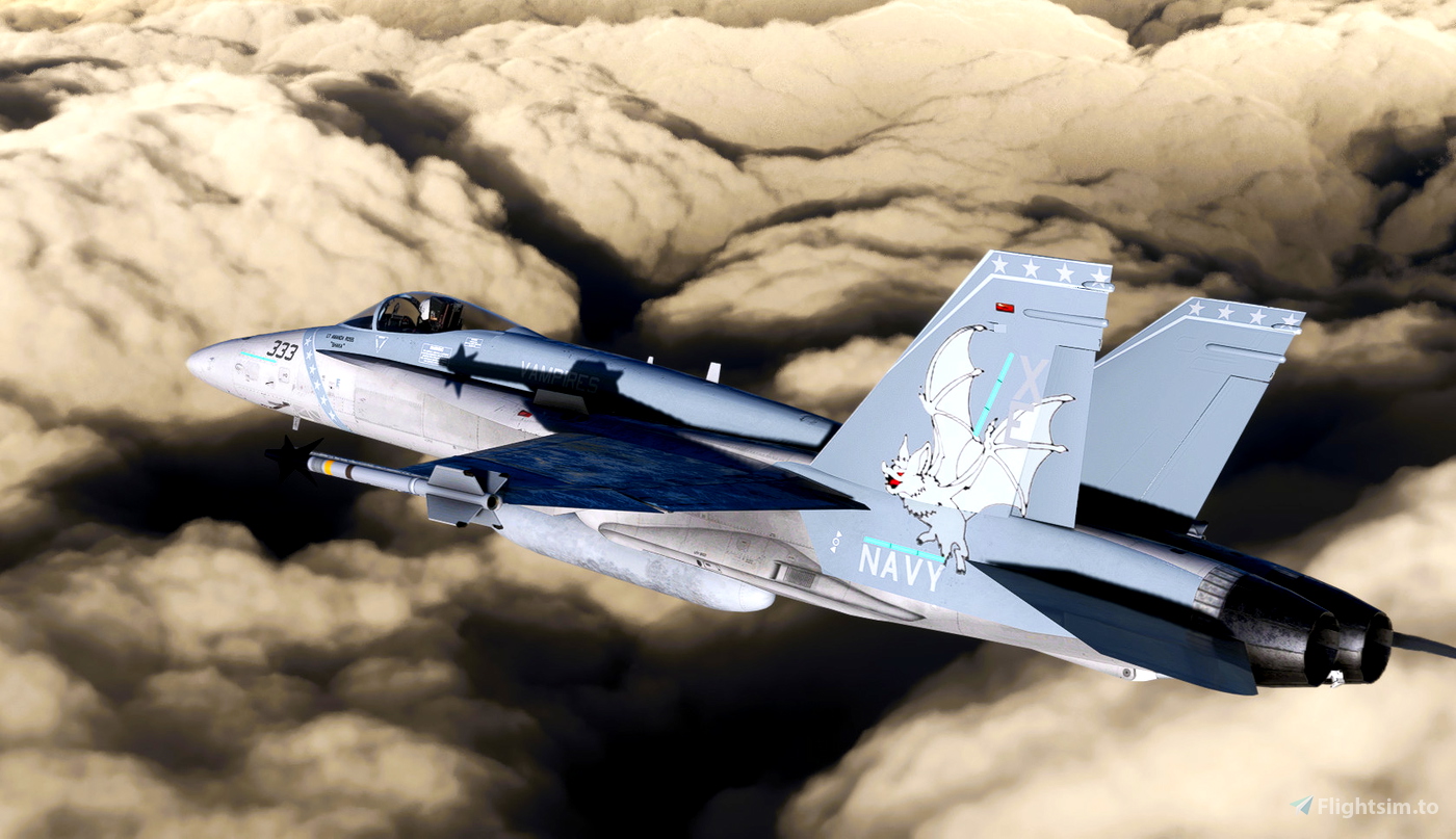 VX-9 Vampires Triple 3 Skin pour Microsoft Flight Simulator | MSFS