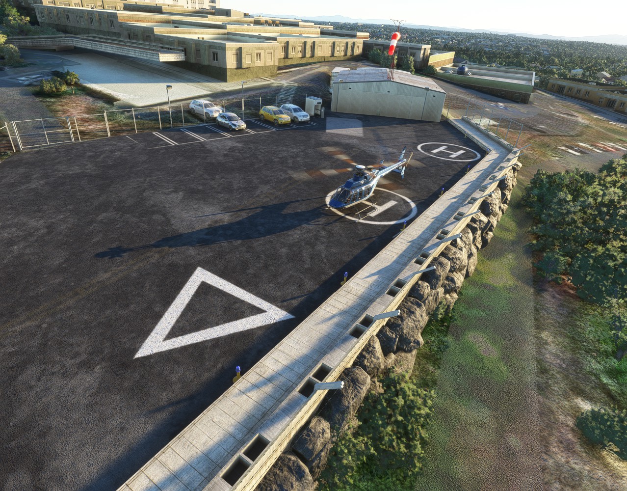Waikato Hospital Heliport NZHH for Microsoft Flight Simulator | MSFS