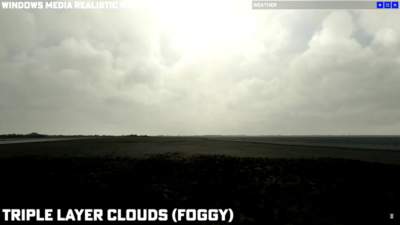 WINDOWS MEDIA REALISTIC WEATHER PRESETS for Microsoft Flight Simulator ...