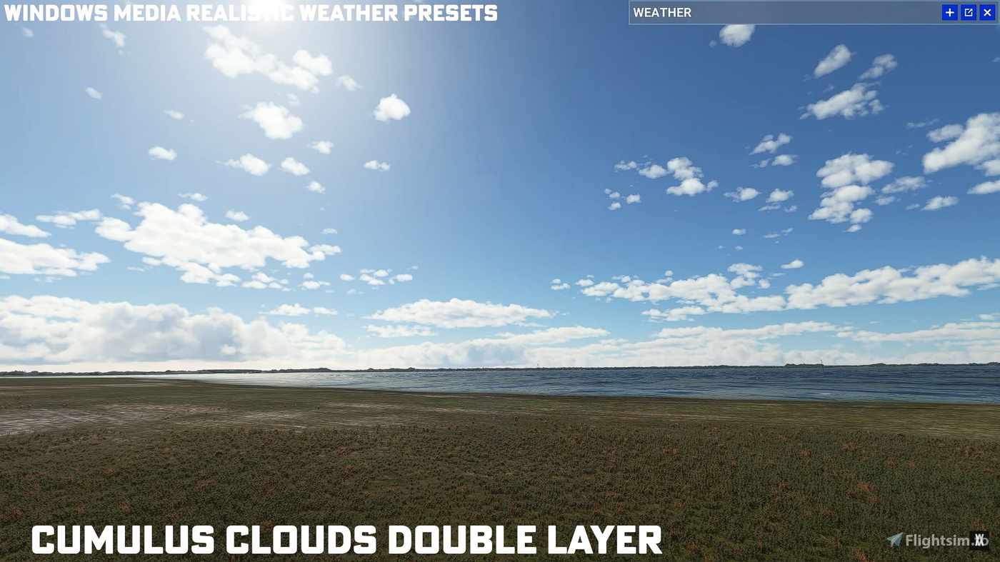 WINDOWS MEDIA REALISTIC WEATHER PRESETS for Microsoft Flight Simulator ...