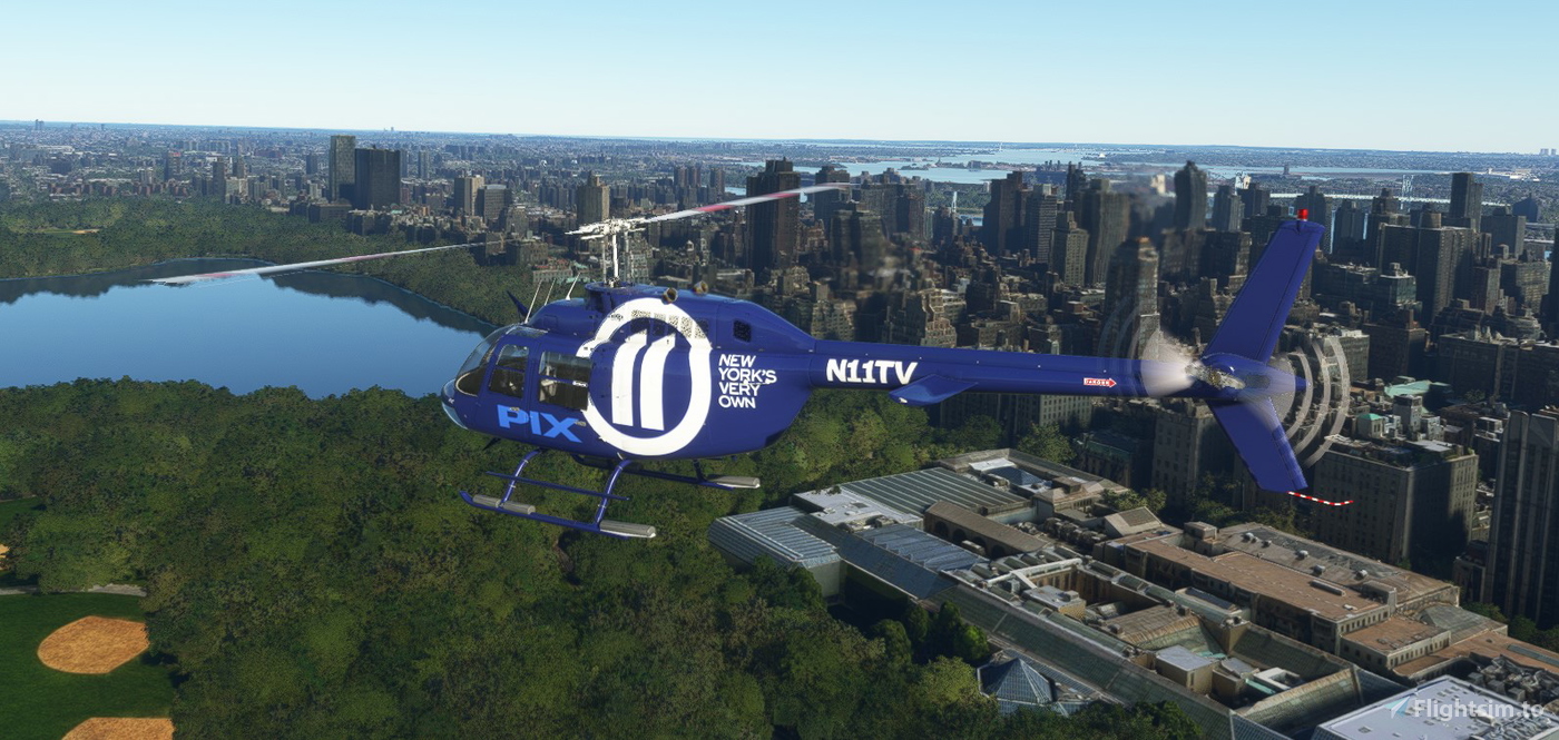 WPIX Air 11 NY N11TV for Microsoft Flight Simulator | MSFS
