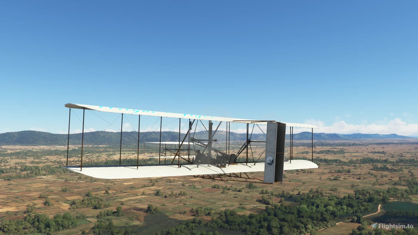 Wright Flyer with just a tiny bit of decoration for Microsoft Flight ...