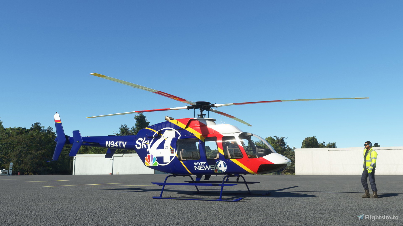 WYFF Sky4 - old scheme for Microsoft Flight Simulator | MSFS