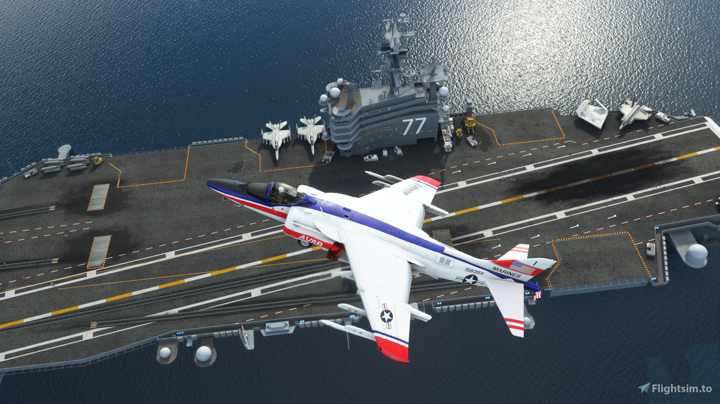 YAV-8B Harrier II prototype repaint for Microsoft Flight Simulator | MSFS
