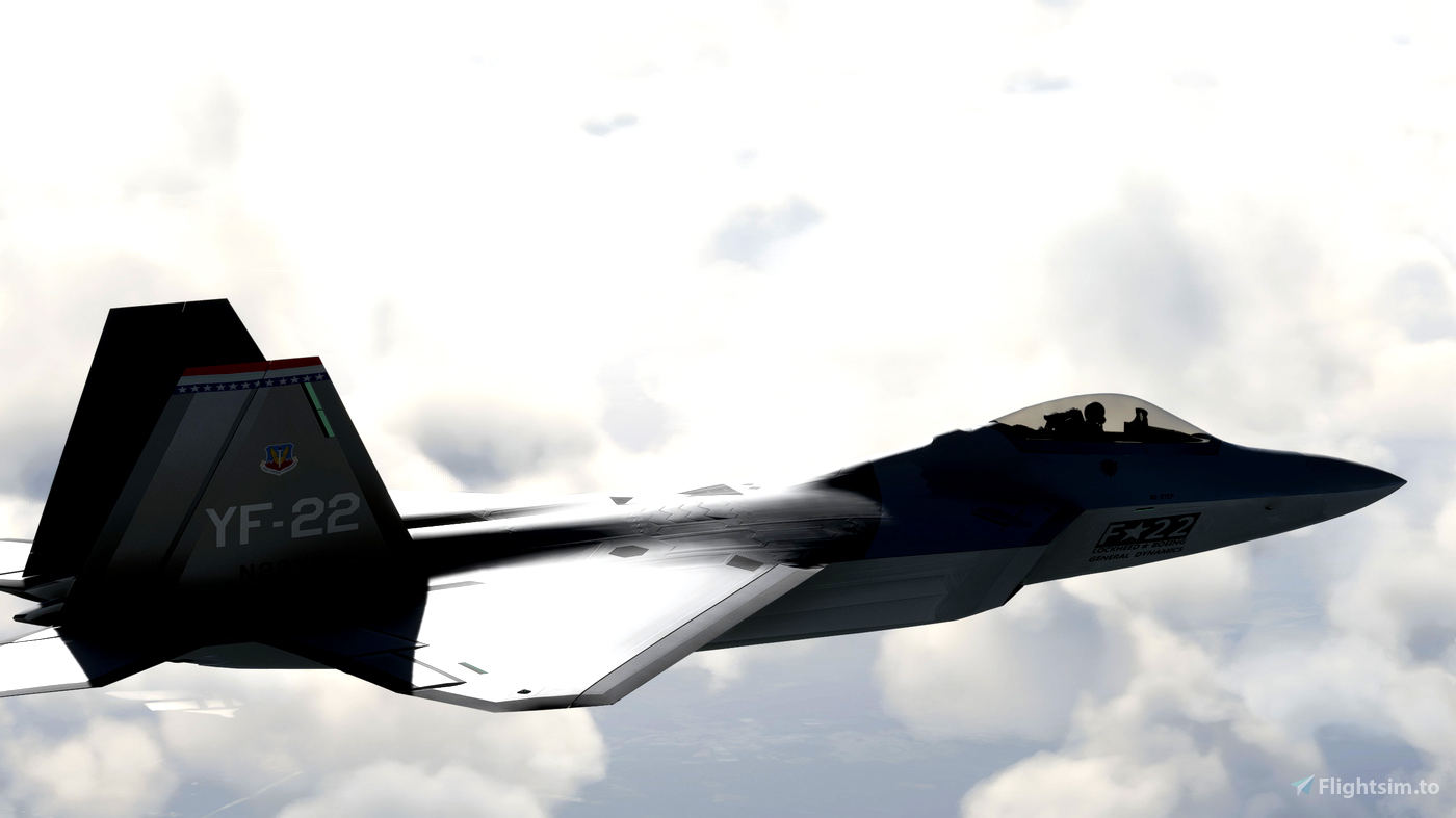 YF-22 for Microsoft Flight Simulator | MSFS