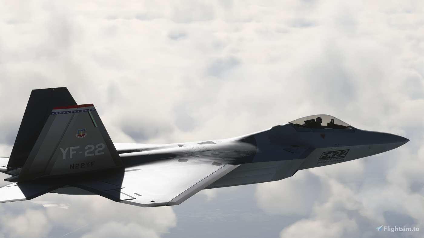 YF-22 for Microsoft Flight Simulator | MSFS