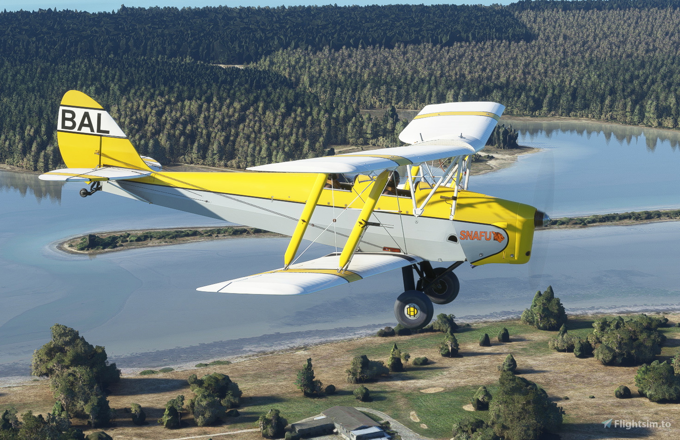 ZK-BAL (New Zealand) | Ant's Airplanes Tiger Moth DH-82 for Microsoft ...