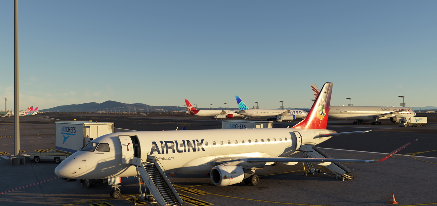 ZS-YAC AirLink South Africa FSS Embraer 175 for Microsoft Flight ...