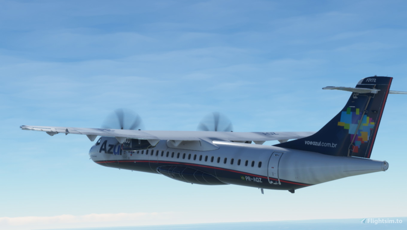 ATR 72-600 AZUL PR-AQZ for Microsoft Flight Simulator | MSFS