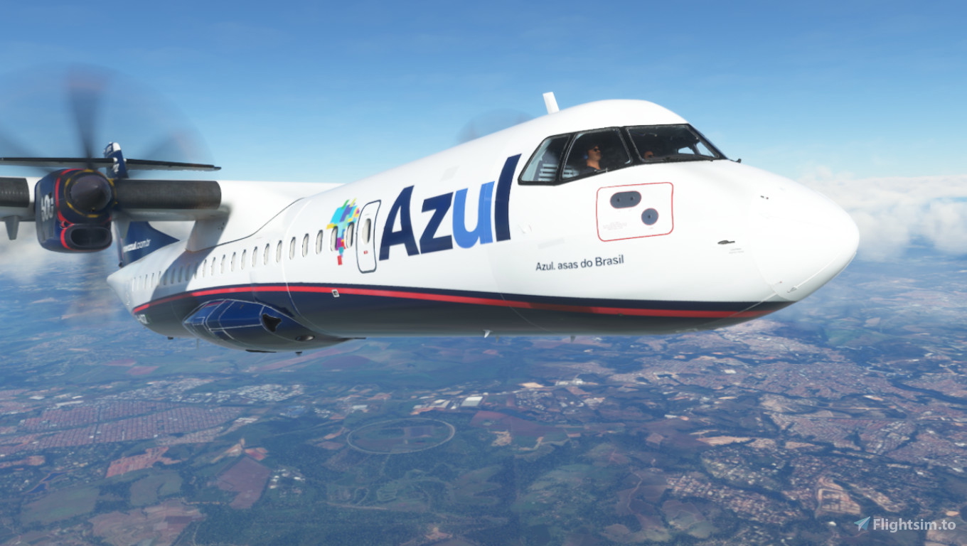 ATR 72-600 AZUL PR-AQZ for Microsoft Flight Simulator | MSFS