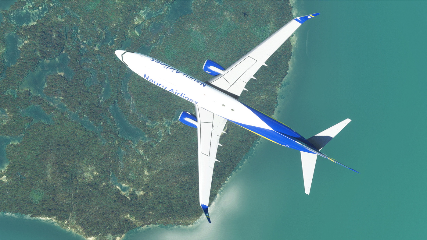 PMDG 737-800BCF Nauru Airlines (VH-8TG) 对于 Microsoft Flight Simulator ...
