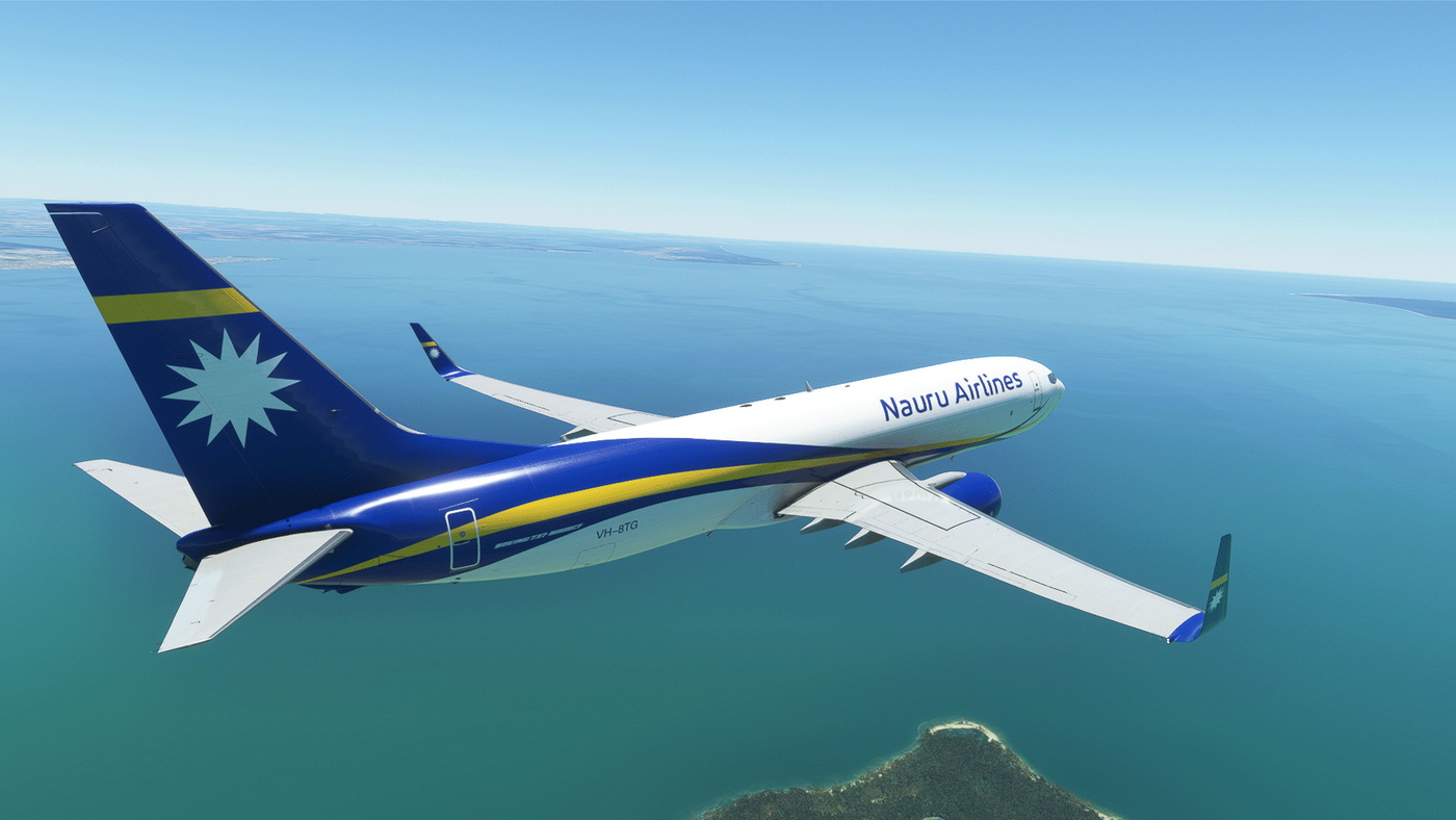 PMDG 737-800BCF Nauru Airlines (VH-8TG) 对于 Microsoft Flight Simulator ...