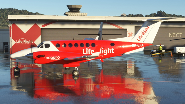 Norland Air TF-NLF (B250) | Asobo & Black Square (Analog) King Air B350 ...