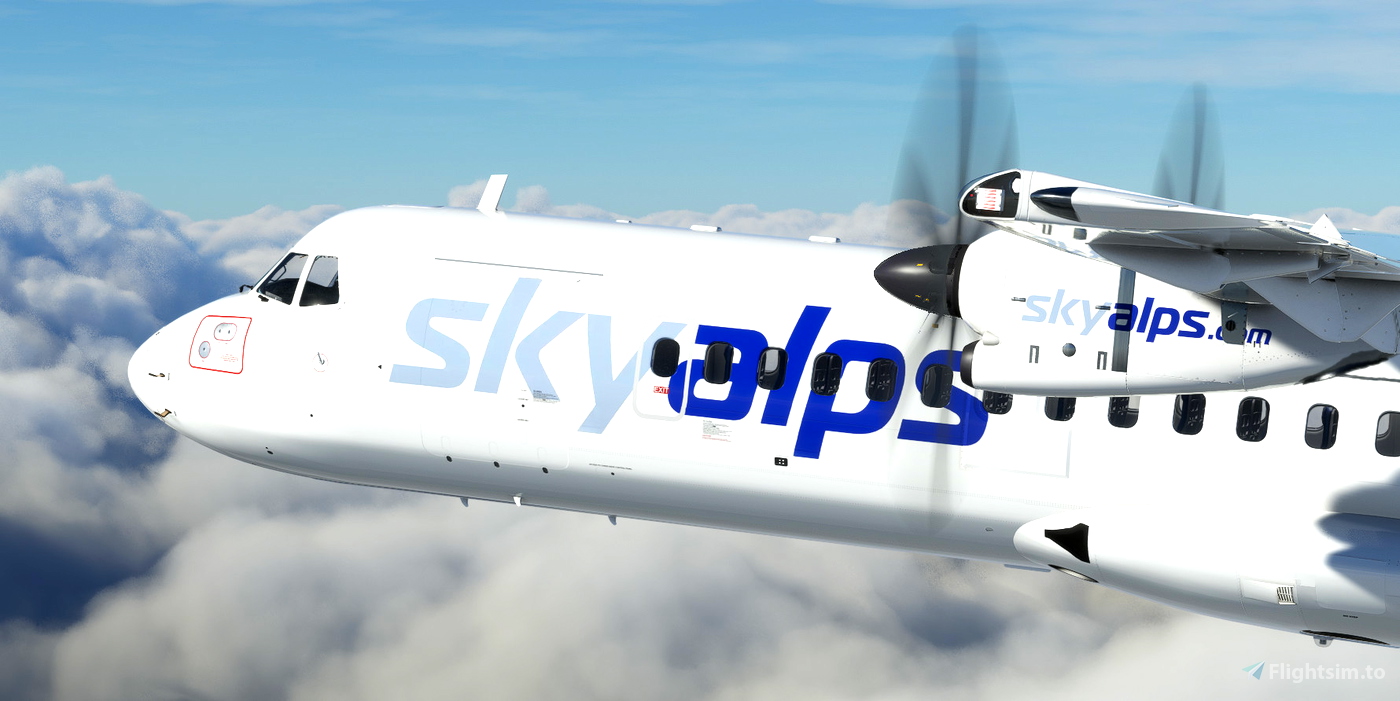 SkyAlps Fictional ATR 72-600 Livery | Expert Series (Asobo) ATR 72-600 ...