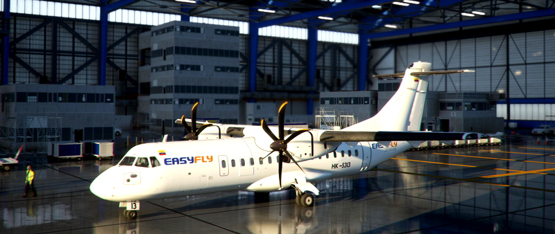 Asobo AT46 EasyFly HK5313 对于 Microsoft Flight Simulator | MSFS