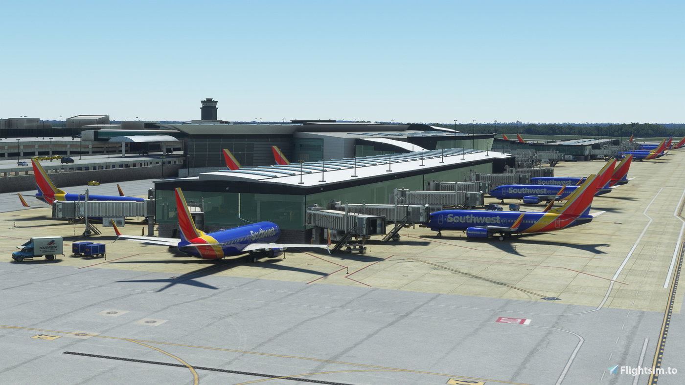 KBWI Static Aircraft for Microsoft Flight Simulator | MSFS