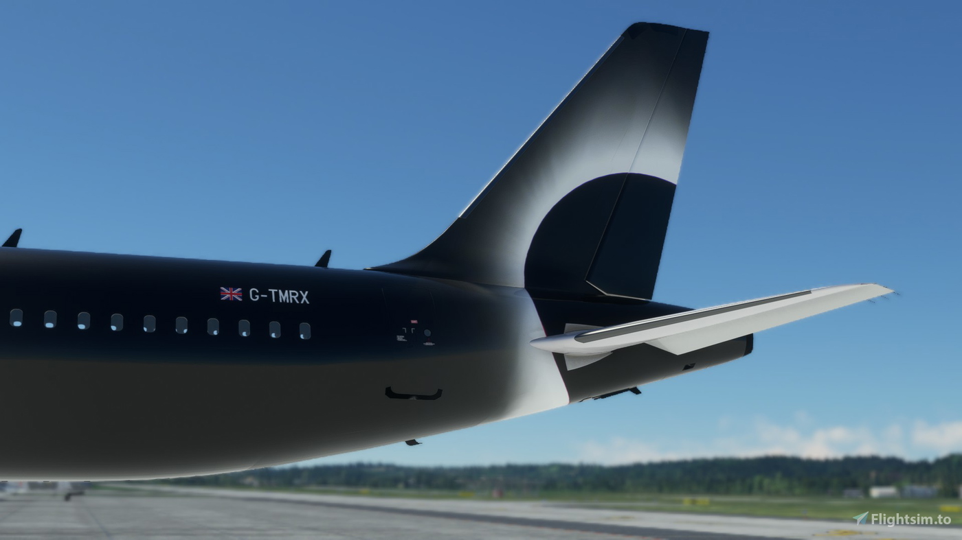 FBW A32NX Eclipse livery for Microsoft Flight Simulator | MSFS