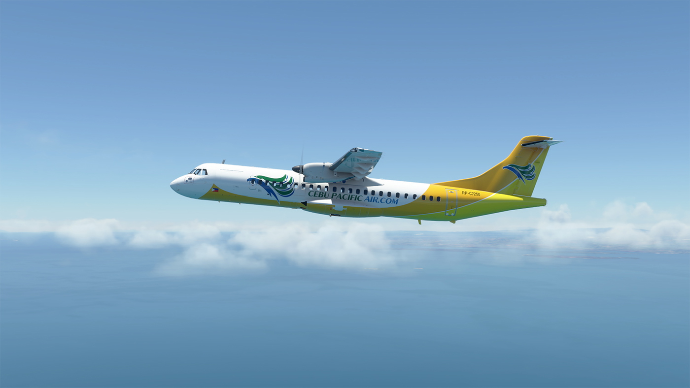 Asobo ATR 72-600 Cebu Pacific Air (RP-C7250) Classic Livery 8K for ...