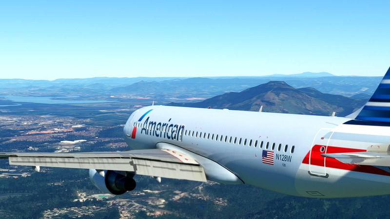 AMERICAN AIRLINES A320 N128W for Microsoft Flight Simulator | MSFS