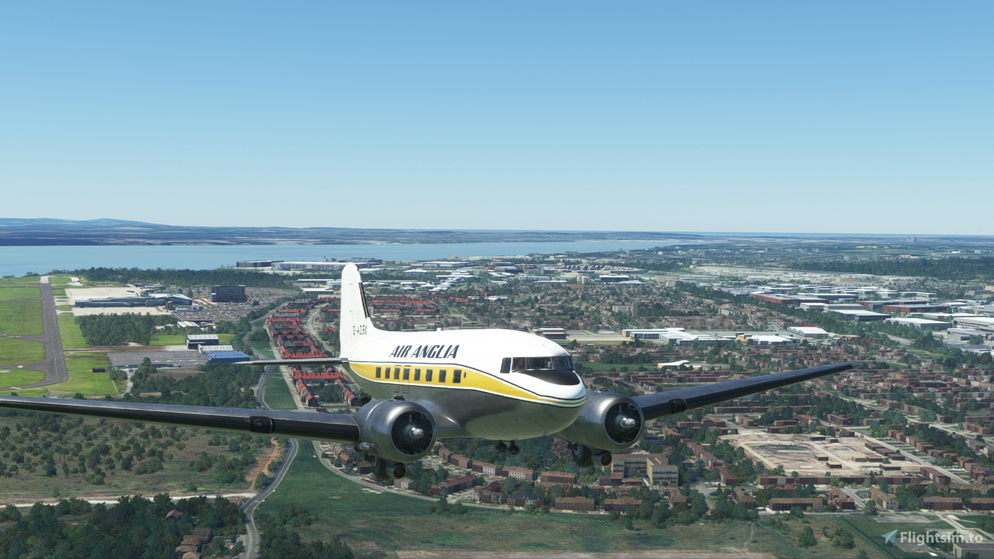 Douglas DC-3 Air Anglia G-AOBN x 2 cockpits request by DM für Microsoft ...