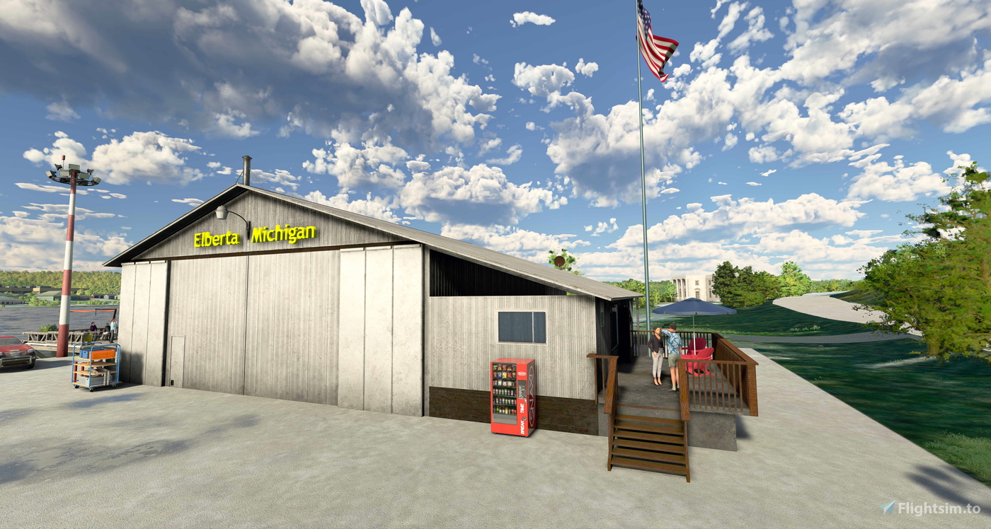 8MI2 - Elberta Seaplane Base, Michigan (fictional/historical) for Microsoft Flight Simulator | MSFS