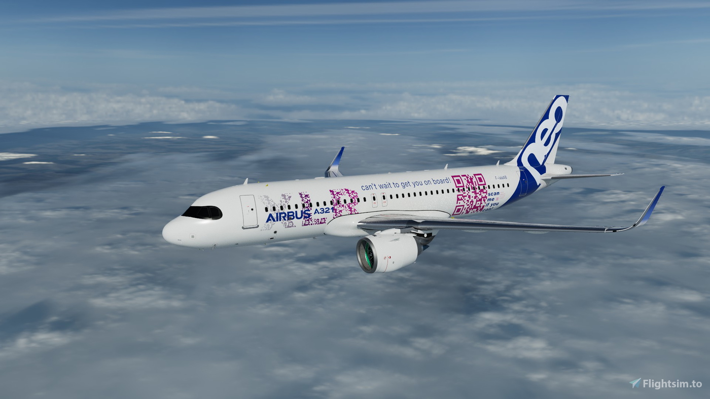 A320 Neo scan me if you can livery from A321 XLR for Microsoft Flight ...