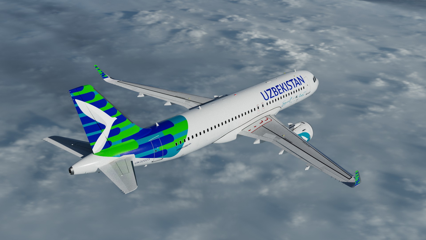 A320 NEO Uzbekistan Airways Rebranded for Microsoft Flight Simulator | MSFS