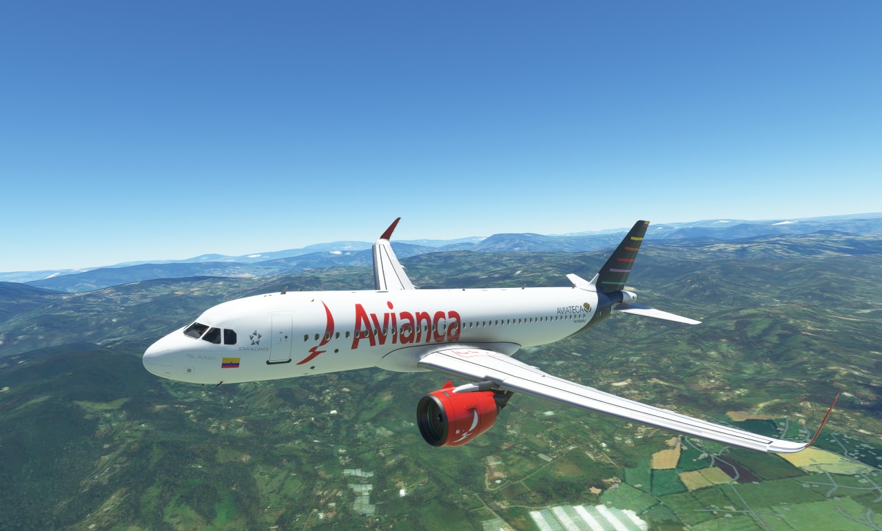 [A32NX] | [8K] Avianca N398AV (Avianca's vintage livery for Aviateca ...