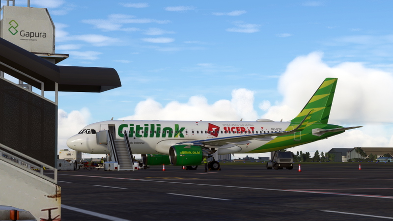 [A32NX] FlyByWire A320 NEO Citilink "SICEPAT" Livery PK-GTK, GQJ, GQG ...