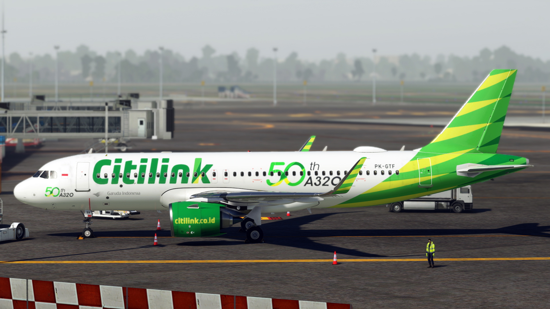 [A32NX] FlyByWire A320neo Citilink "50th A320" PK-GTF | 8K - MSFS Add ...