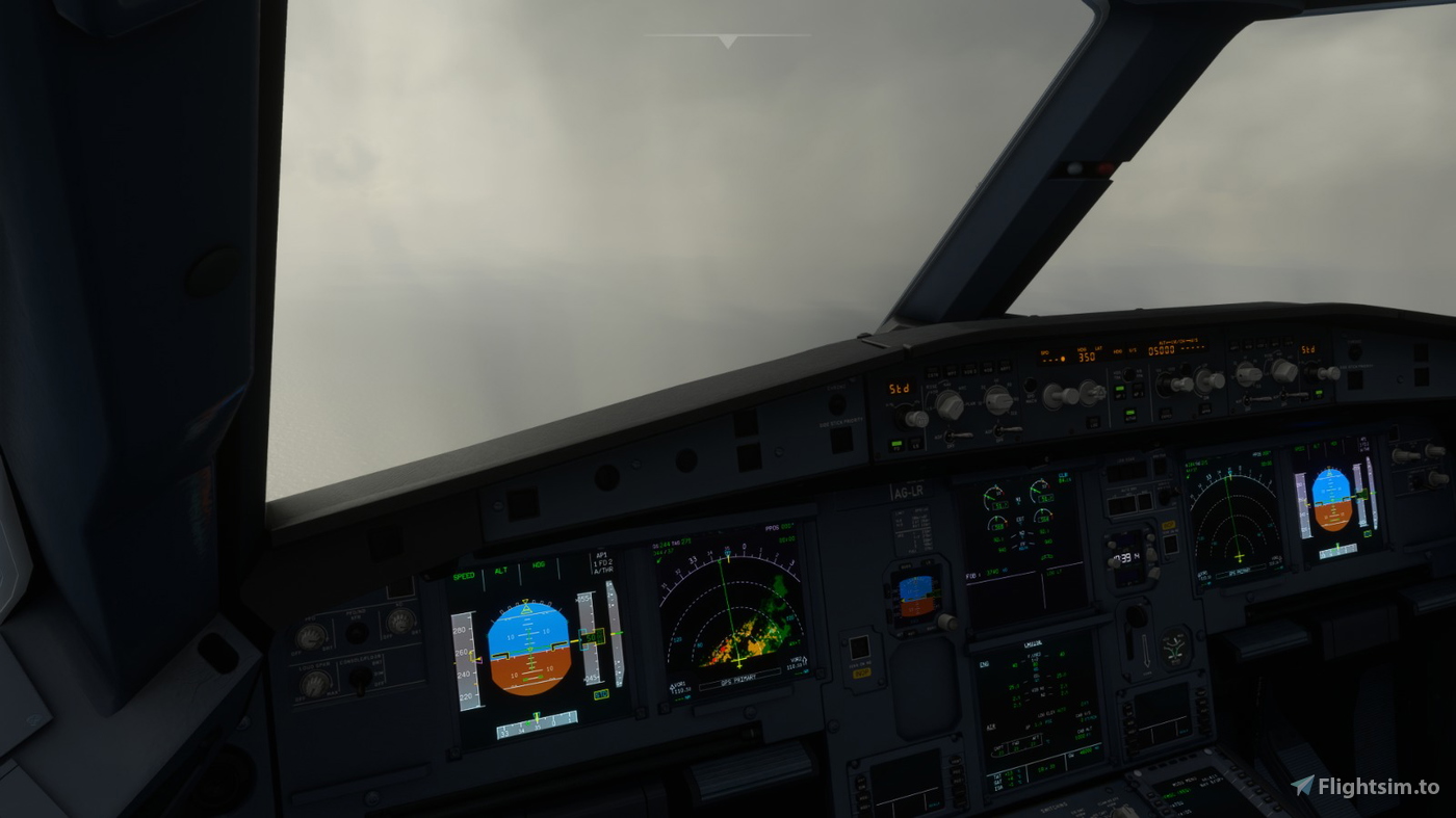 [A339X] Weather radar for Headwind Simulations A330 for Microsoft Flight Simulator | MSFS