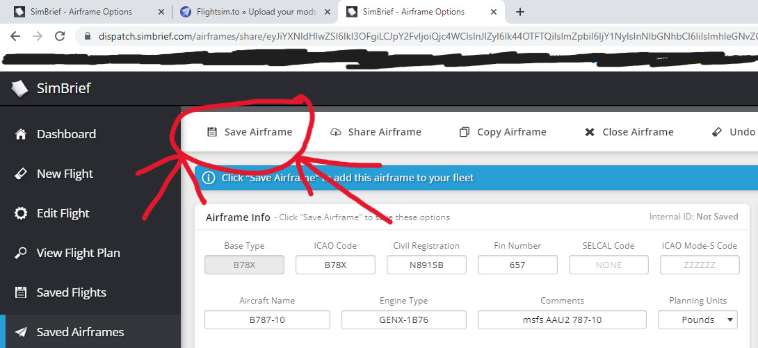 AAU2 787-10 Simbrief Airframe Profile - MSFS Add-on - Flightsim.to