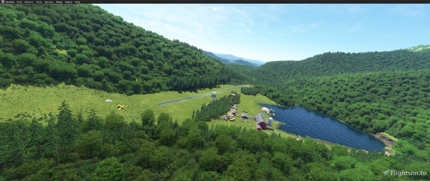 ADK7 - Bradley Pond Airstrip for Microsoft Flight Simulator | MSFS