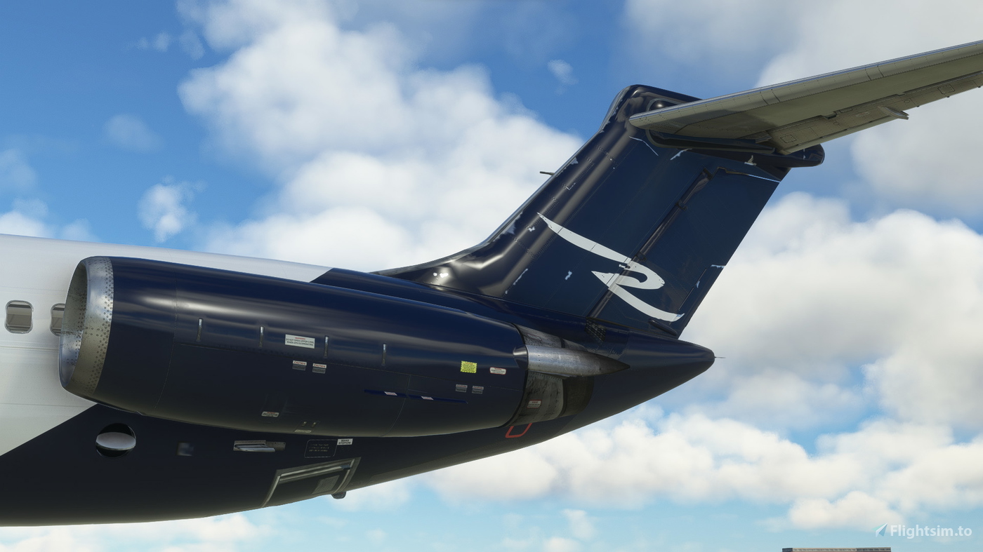 Aeropostal N932RD MD83 - MaddogX | Custom Cockpit Textures, Dirt and ...